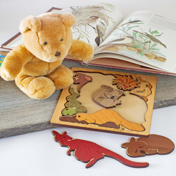Handmade Australian Huddle Puzzle – Australian Woodwork