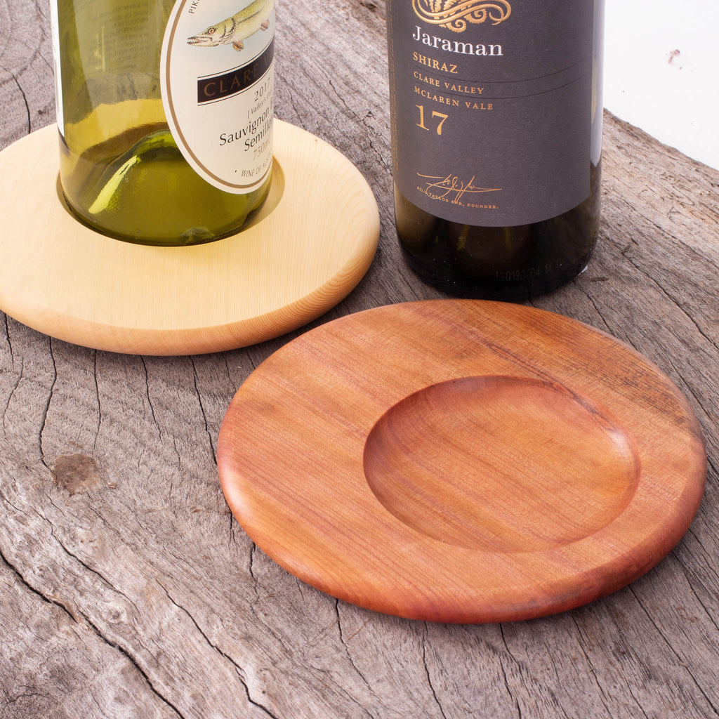 Buy Handmade Wine Bottle Coaster Online – Australian Woodwork