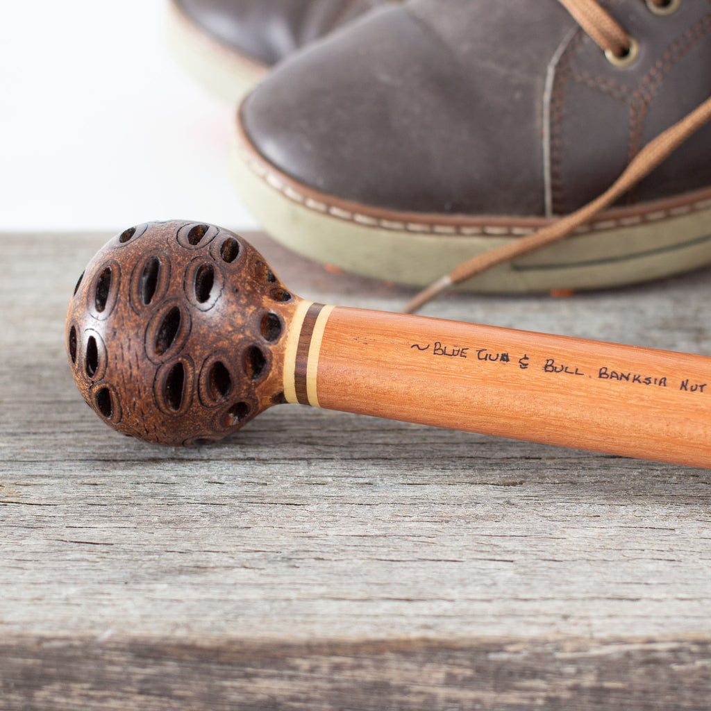 Buy Handmade Banksia Knob Handle Walking Stick Online – Australian Woodwork