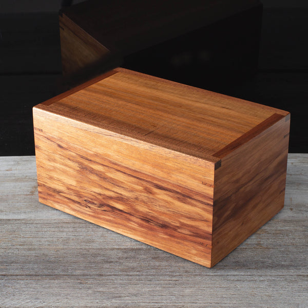Buy Handmade Cremation Ashes Box Blackwood Online – Australian Woodwork