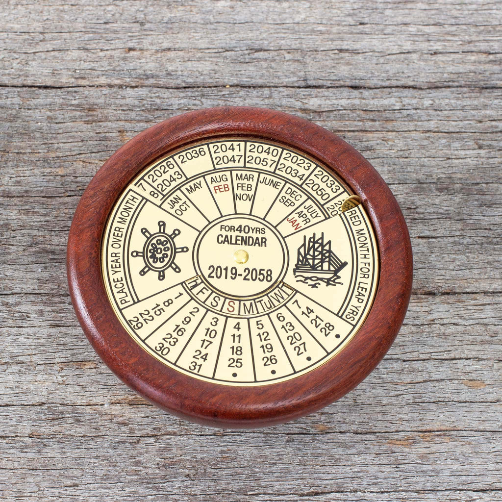 Buy Handmade Jarrah 40 Year Calendar & Paperweight Online – Australian ...