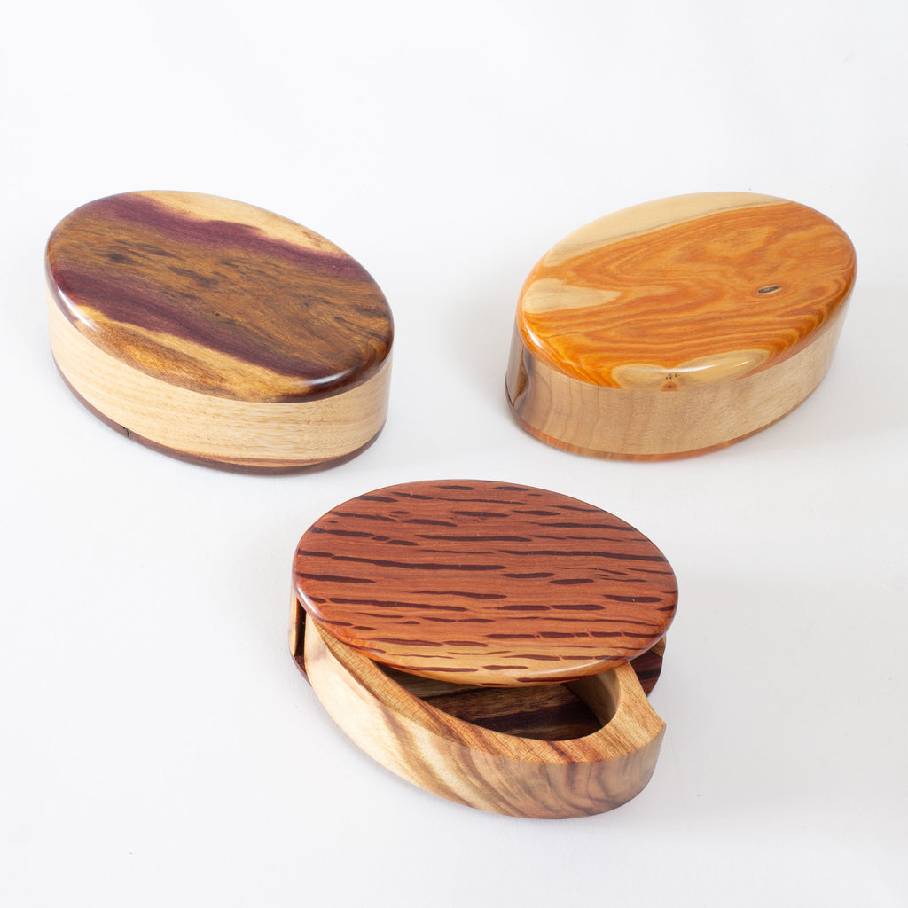 Buy Handmade Oval Trinket Boxes Online – Australian Woodwork