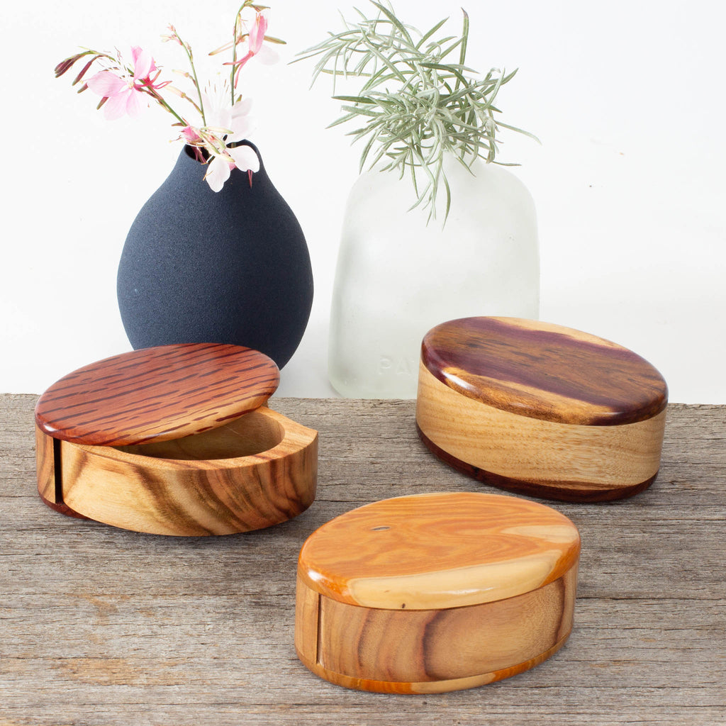 Buy Handmade Oval Trinket Boxes Online – Australian Woodwork