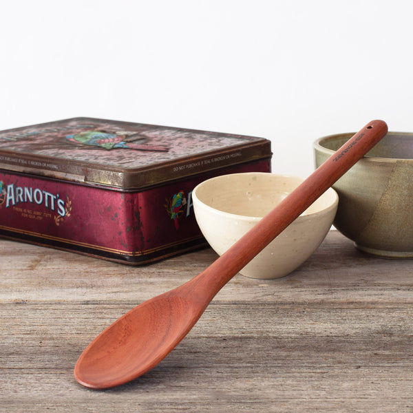 Buy Handmade Red Hardwood Kitchen Spoon Online – Australian Woodwork